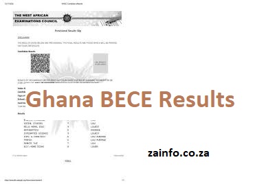Ghana BECE Results 2023-2024 I waecdirect.org - Information Portal