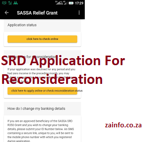 SRD Application For Reconsideration 2025-2026 www.srd.sassa.gov.za ...