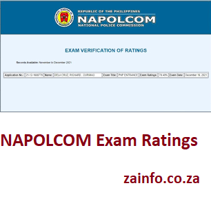 NAPOLCOM Exam Ratings 2025-2026 | Check Online - Information Portal